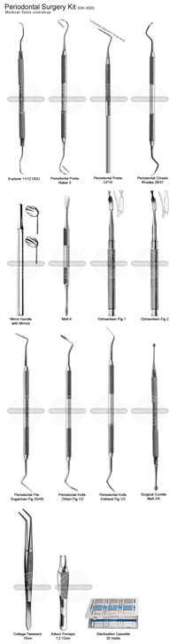 Periodontal Surgery Kit Dental Instruments Medical Tools Shop